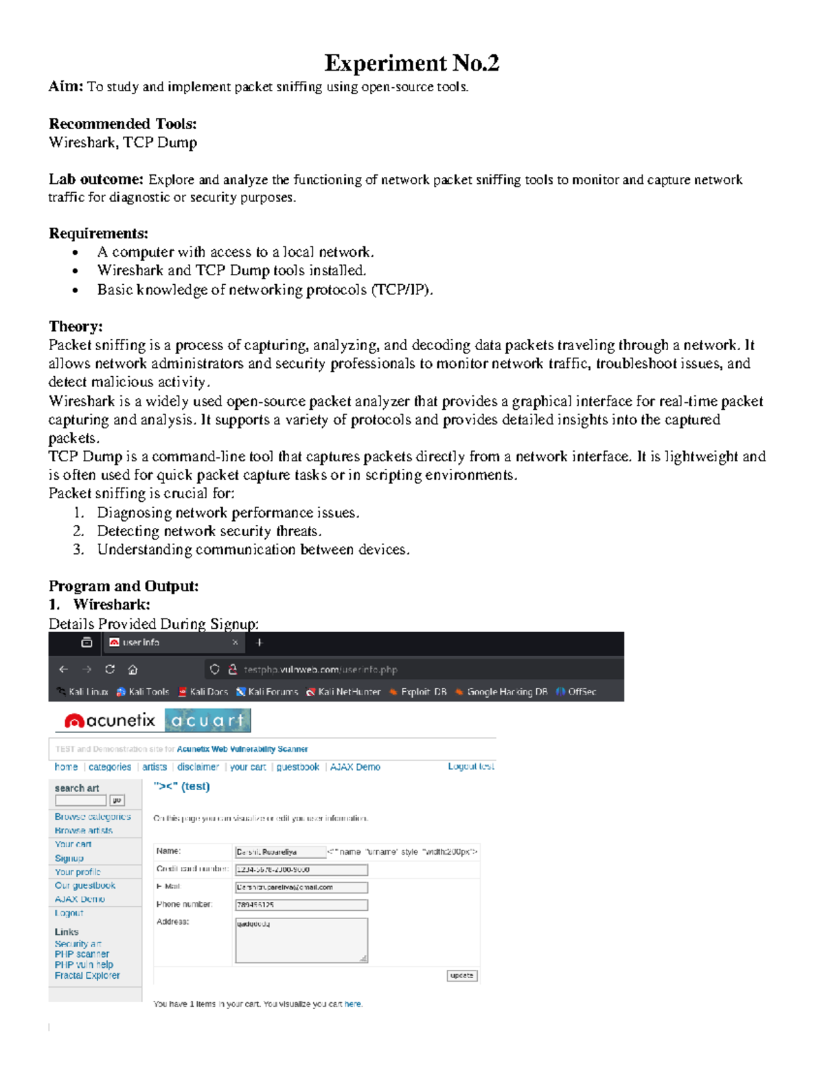 EH&DF Expt 2 - eeeeeeeeeeeeeeeeeeeeeeeeeeeeeeeeeeeeee - Experiment No. 2 Aim: To study and ...