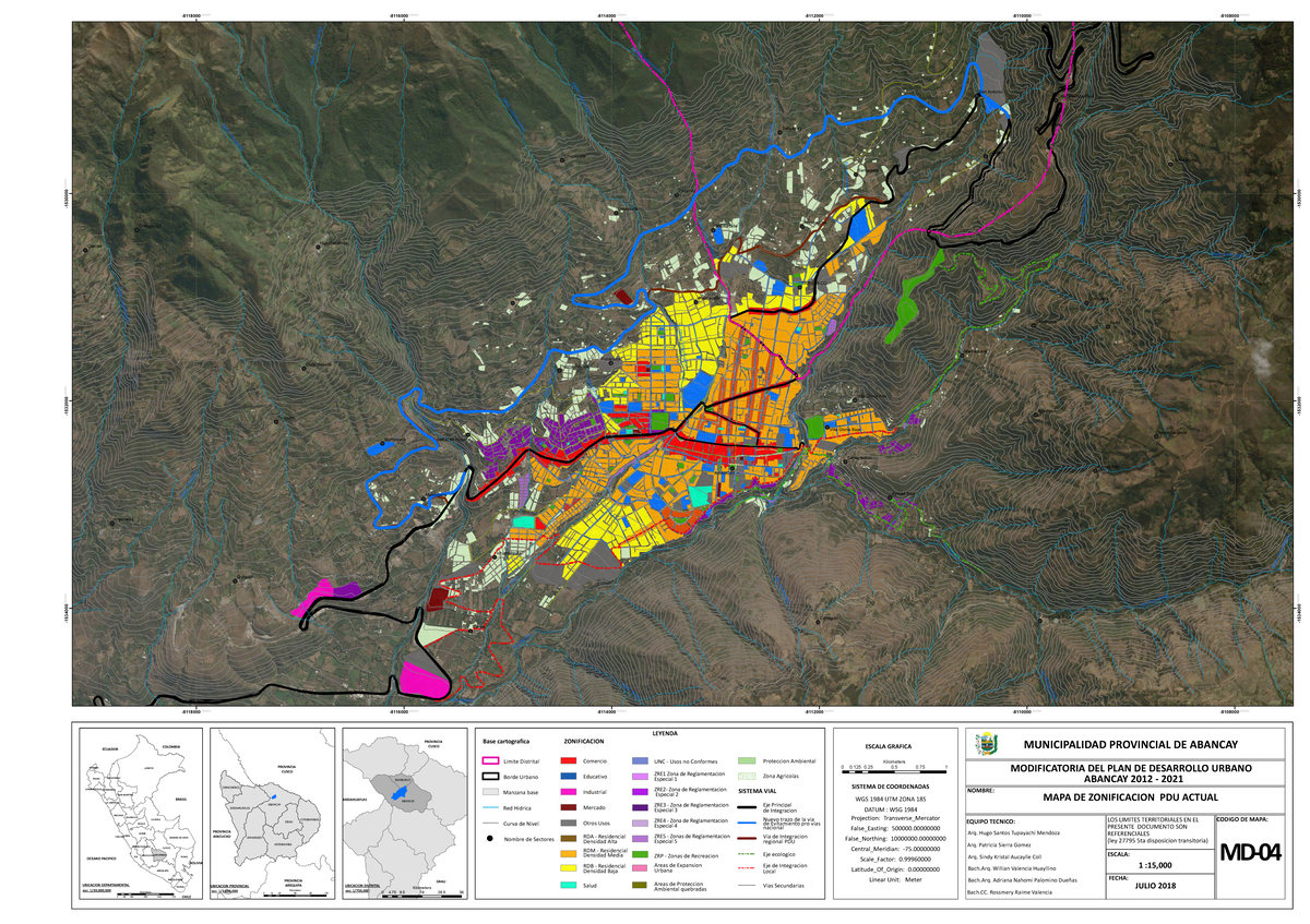 MD-04 Mapado Zoning Actual y Plan de Desarrollo Urbano 2012-2021 - Studocu