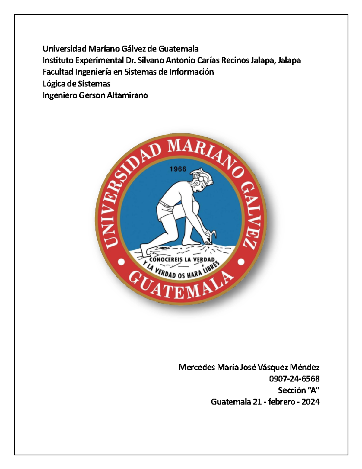 Aplicación de la Lógica en Informática - Lógica de Sistemas 0907 - Studocu