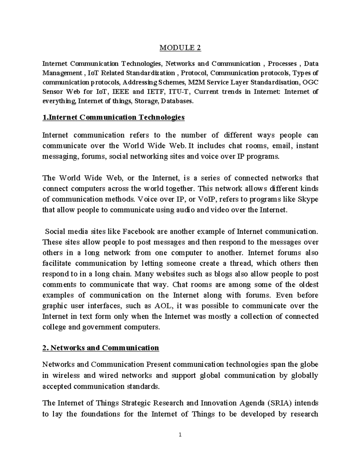 Module-2-internet Of Things ( IOT) IT462 - Internet Of Things ( IOT ...