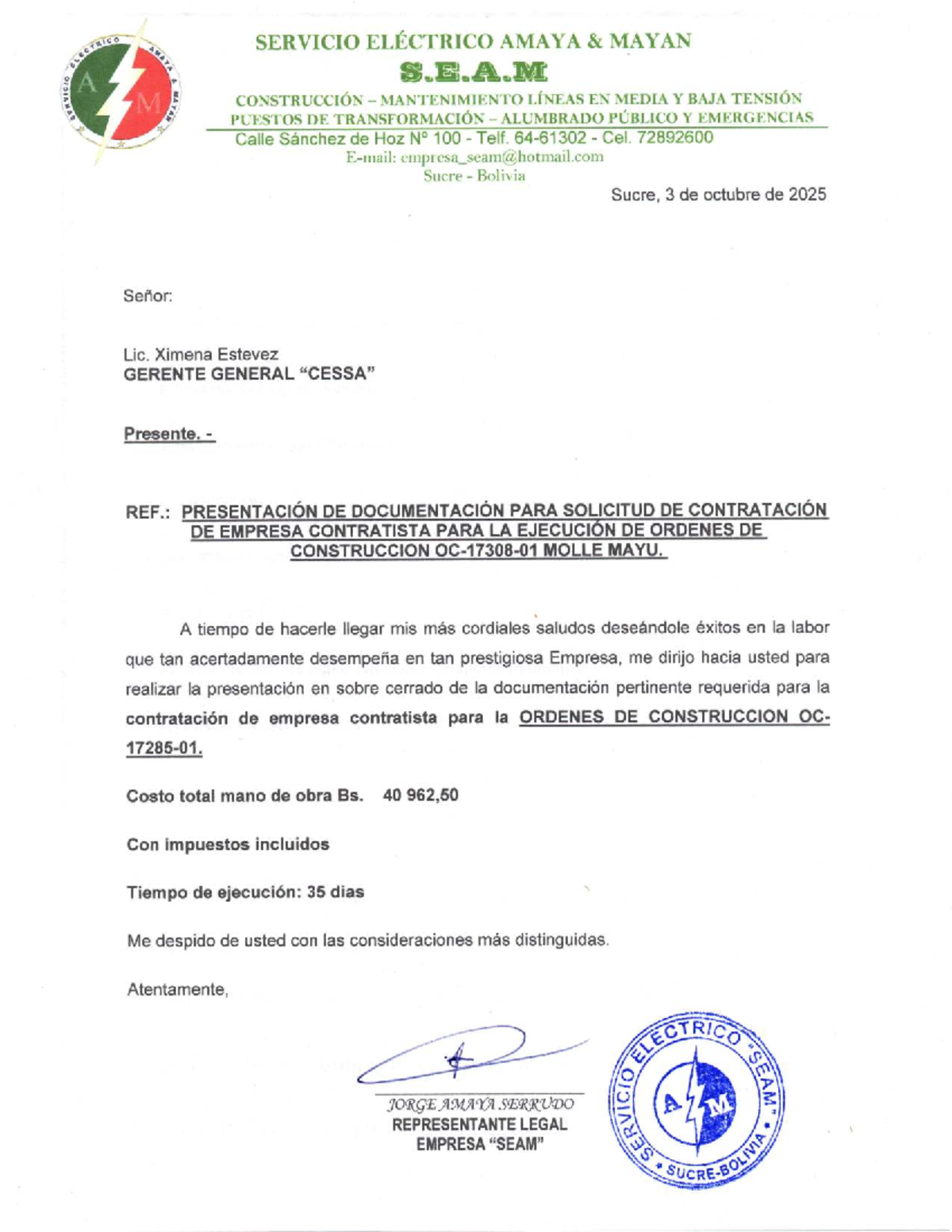 Cronograma de Actividades - Proyecto OC-17308-01 - Studocu