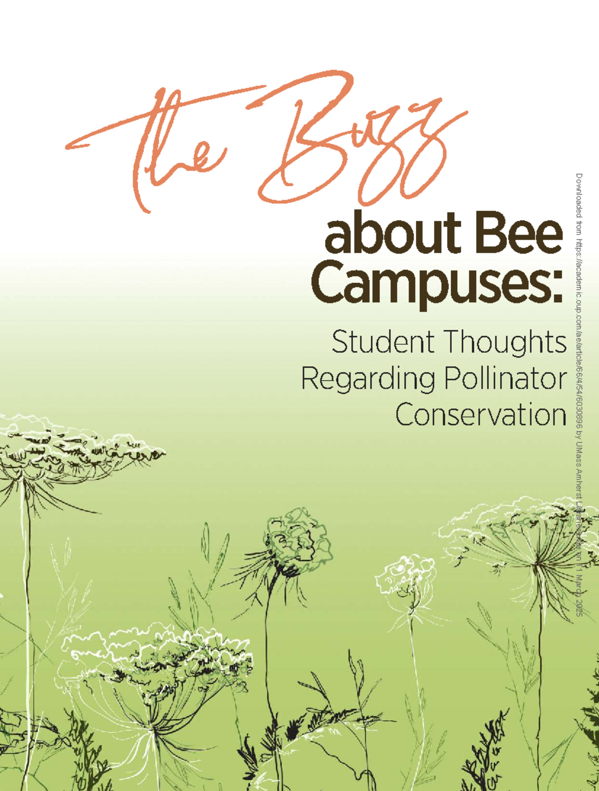 Student Perspectives on Pollinator Conservation Initiatives in Higher ...