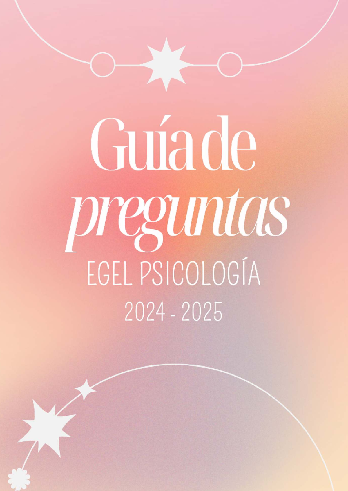 Preguntas Egel Psicología: Diagnóstico e Intervención Psicológica - Studocu