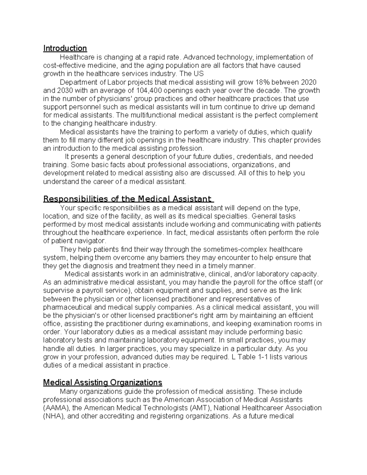 Comprehensive Guide to Medical Assisting: Training, Ethics, and ...