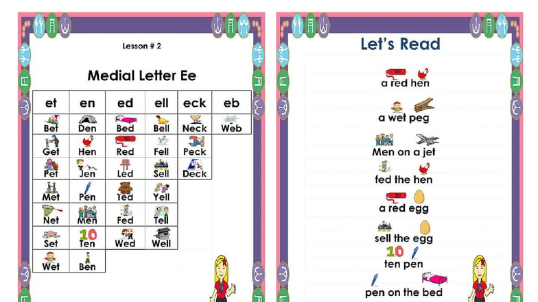 Medial Letter EE Lesson 2: CVC Stories & Phonics Activities - Studocu