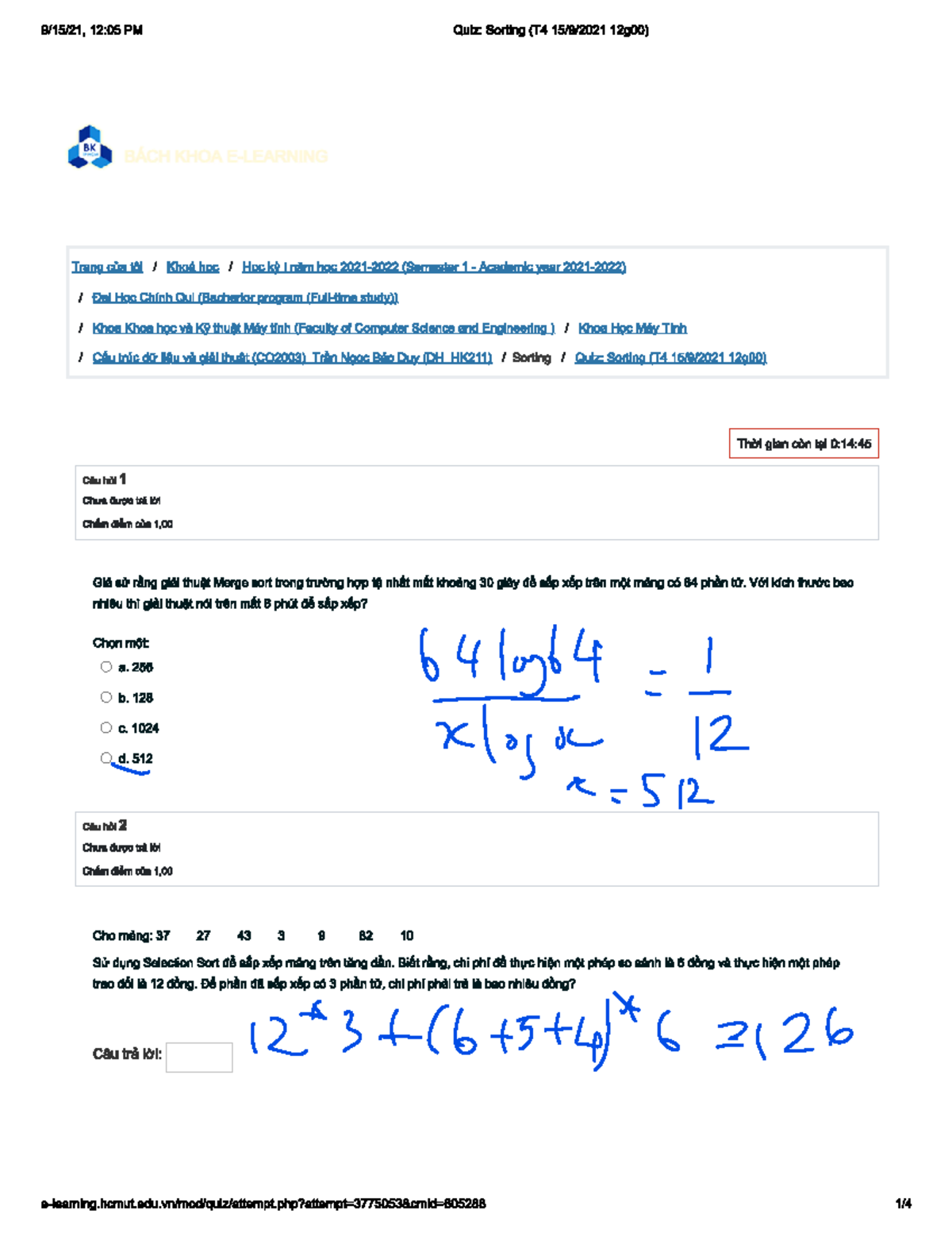 DSA Sorting Algorithm - kkk - Tâm lý xã hội - Studocu