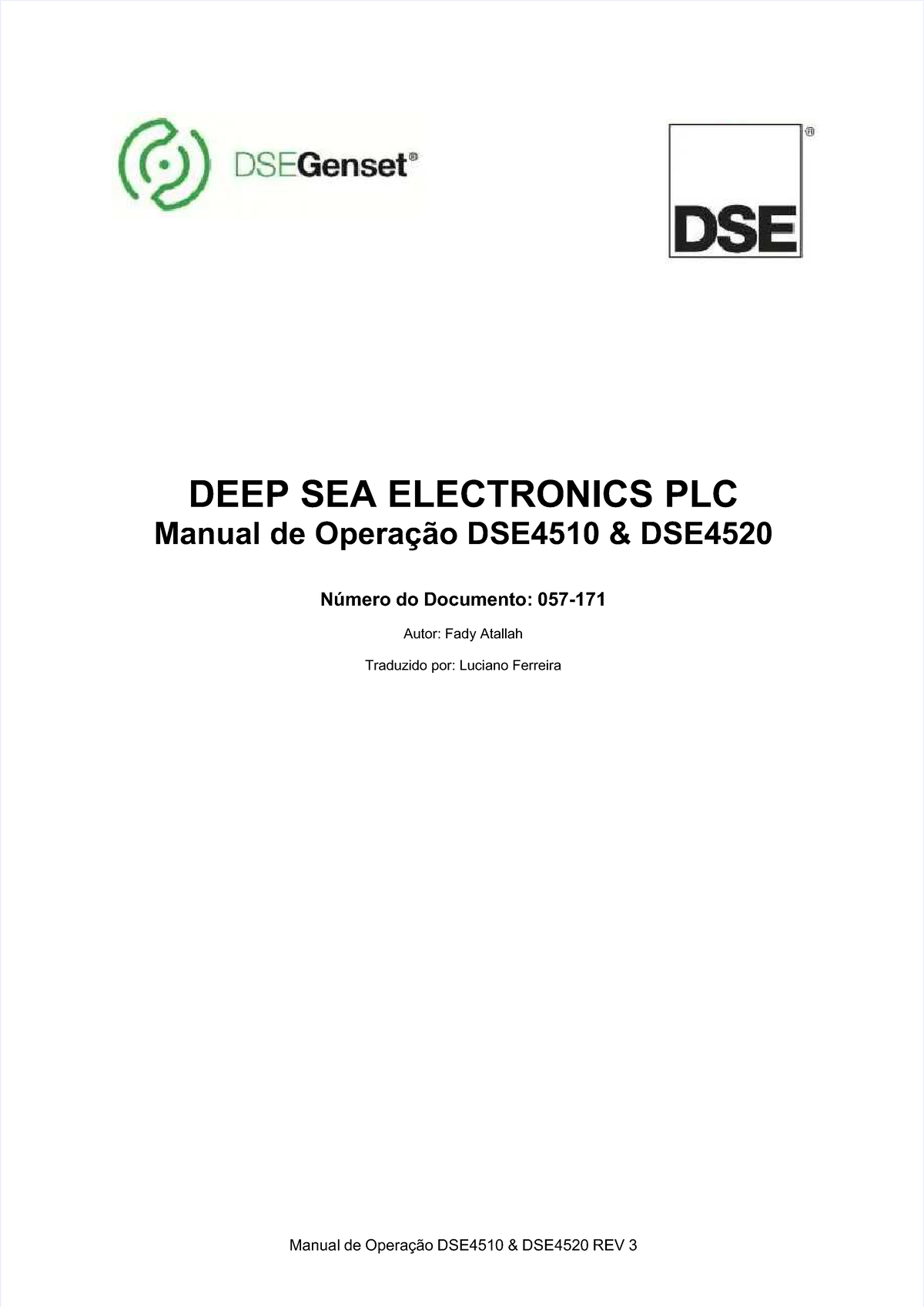 Manual de Operação DSE4510/DSE4520 - Revisão 3 - Studocu