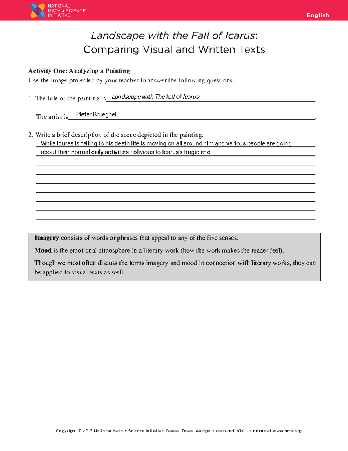 Kami Export - Ashlynn Dinkins - [Template] Landscape with the Fall of ...