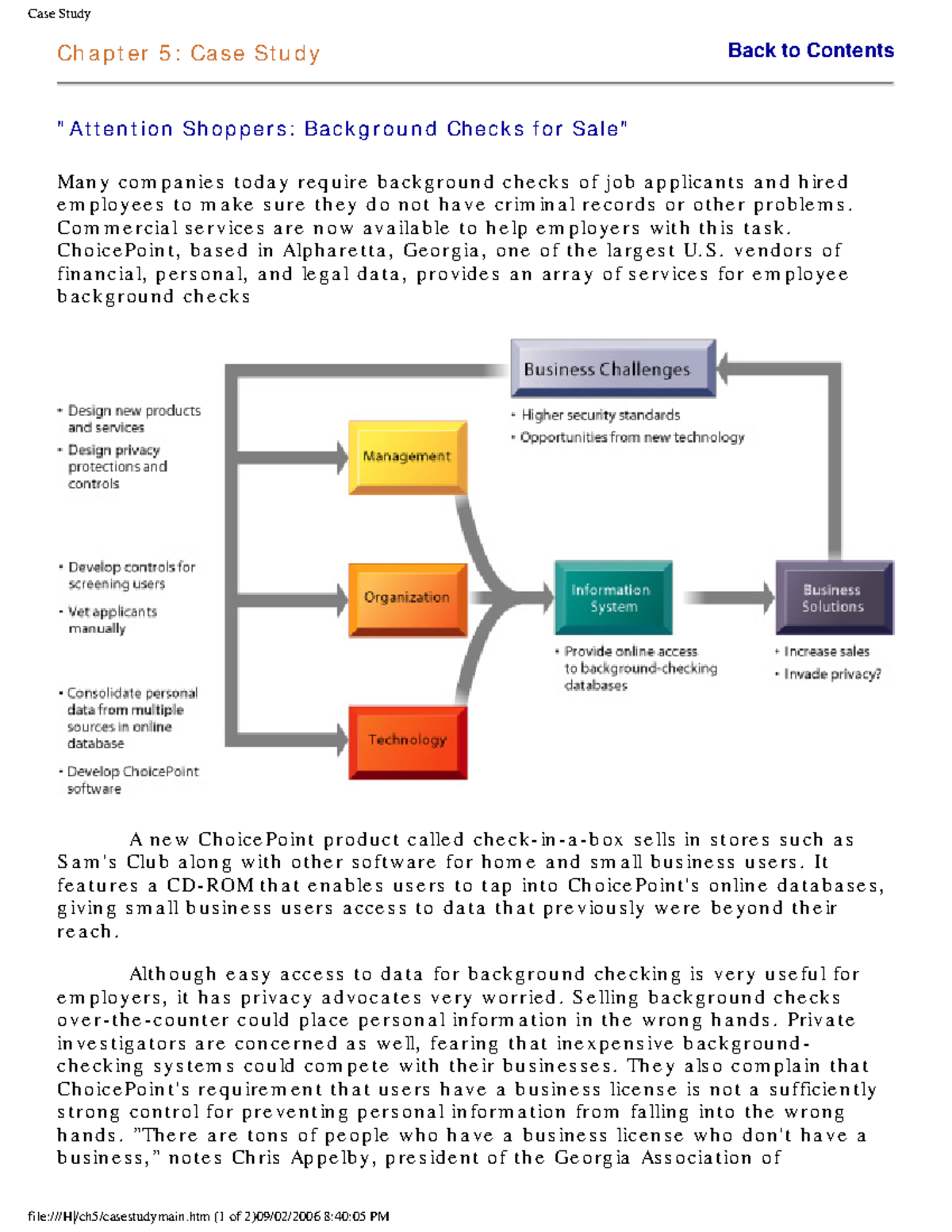 Case Study CH5: Background Checks & Privacy Concerns in Hiring - Studocu