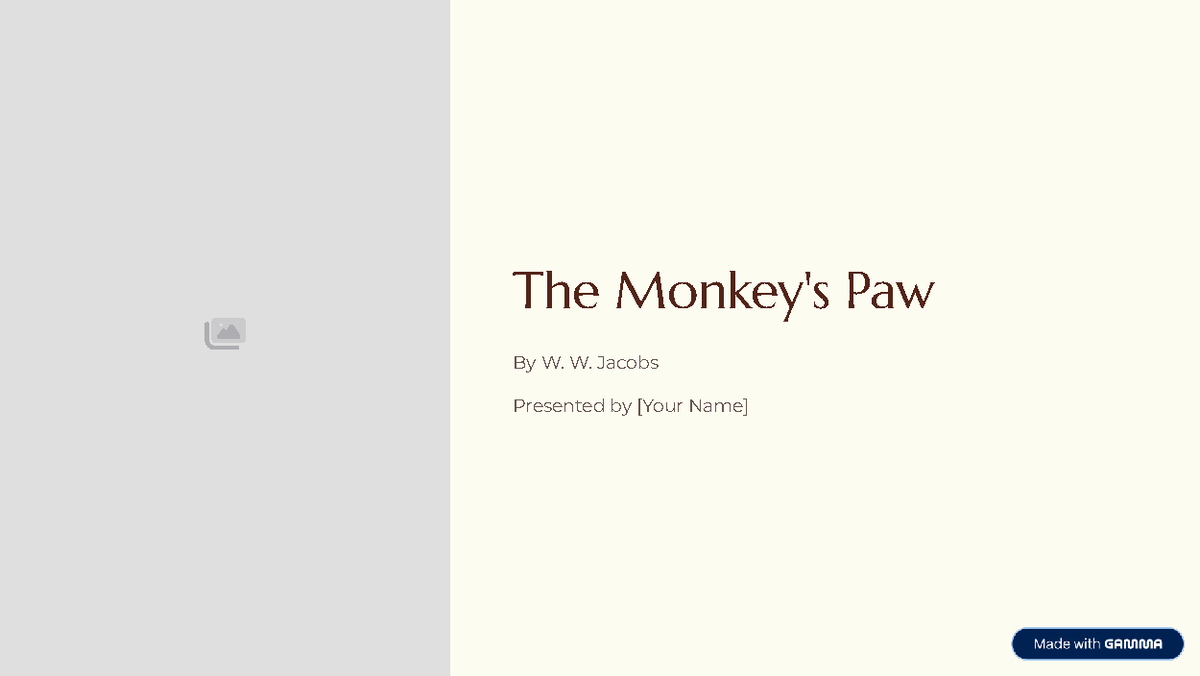 The Monkeys Paw (ENG 101) - Analyzing Suspense and Atmosphere - Studocu