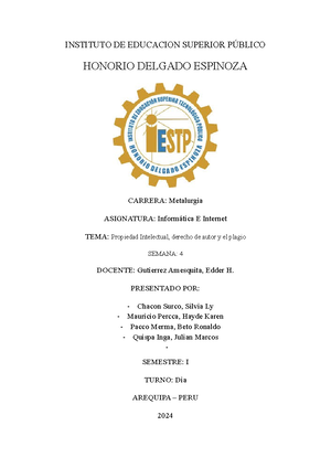 PLAN Anual EPT 1° SEC 2024 - PLANIFICACIÓN CURRICULAR ANUAL DE EPT 2024 I. DATOS INFORMATIVOS: 1 ...