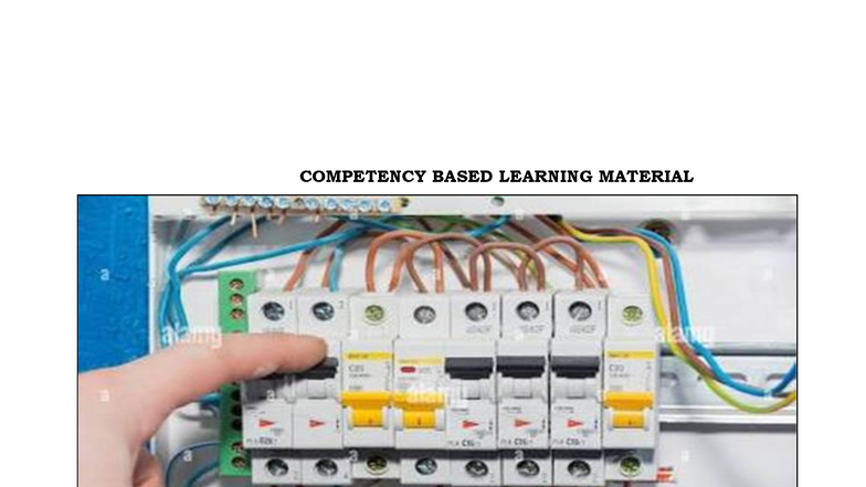 CBLM: Installing Electrical Protective Devices for ELC7413302 - Studocu