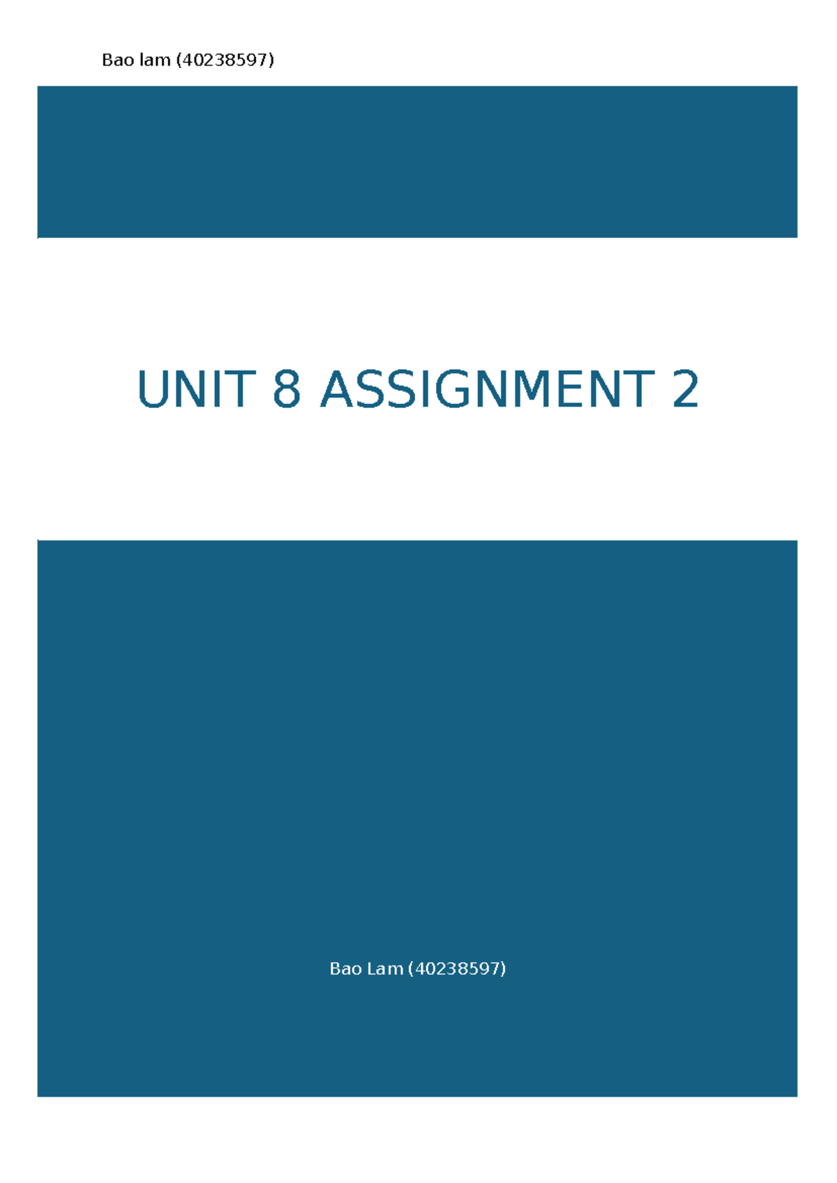 UNIT 8 ASSIGNMENT 2: Recruitment and Selection Process Analysis - Studocu