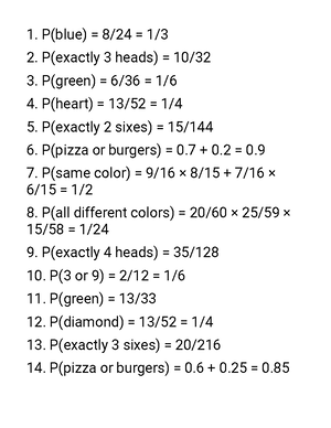 Gr 10 to 12 probability notes - Probability Notes for Grade 11 Table of ...