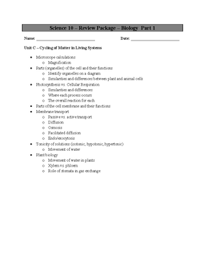 Assignment 2 (BIOL 107 LAB) - Bio 107 - "Effect of Detergent ...