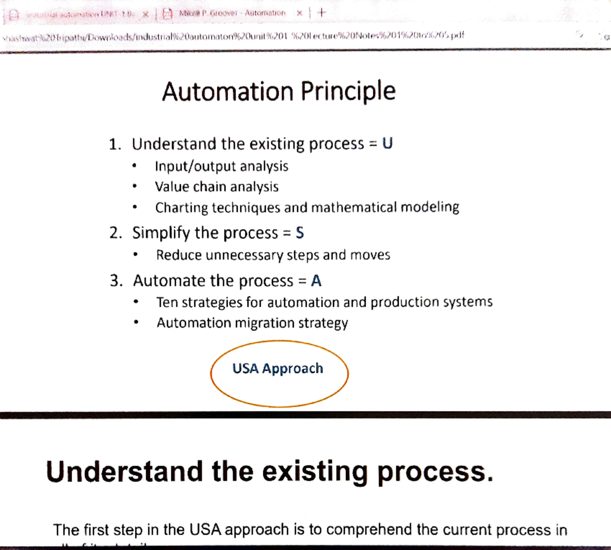 Automation principle complete pdf for exams - Studocu