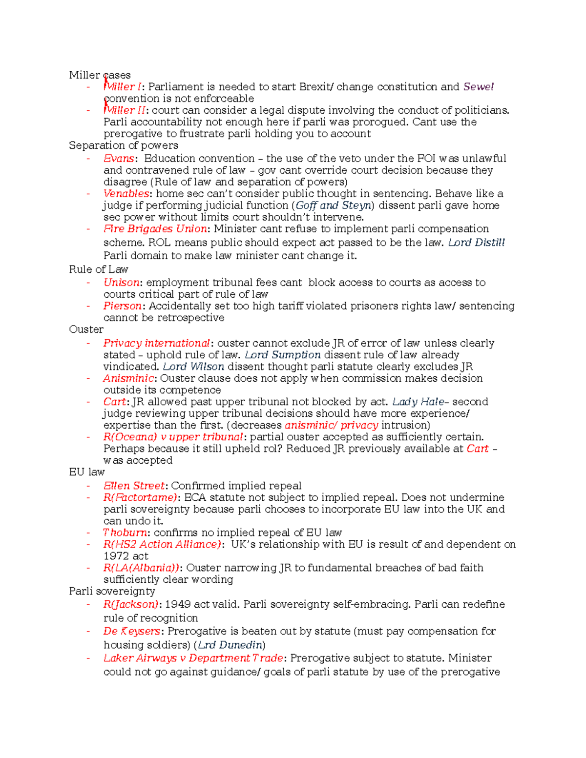 Miller Cases Analysis: Constitutional Change & Rule of Law Insights ...