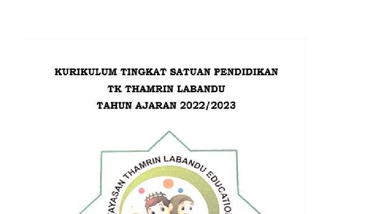 Tugas Kewirausahaan dan Fungsi Guru di TK (KTSP) - Studocu