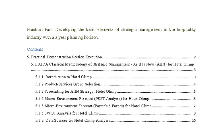 Strategic Management in Hospitality: AIIN & AISB Approaches for Hotel ...