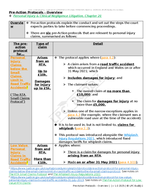 5. The RTA Small Claims Protocol - The Pre-Action Protocol for Personal ...