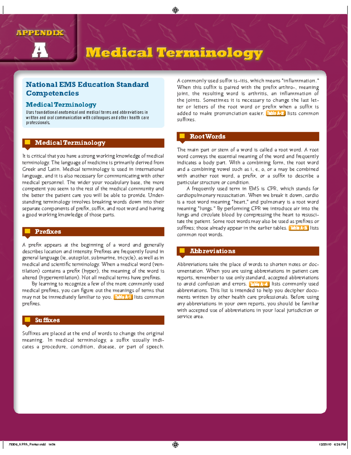 Medical Terminology & Abbreviations Guide for Healthcare Professionals ...