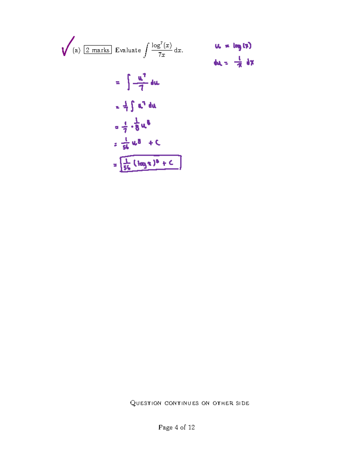 MATH 101 Practice Midterm Exam Questions and Solutions - Studocu