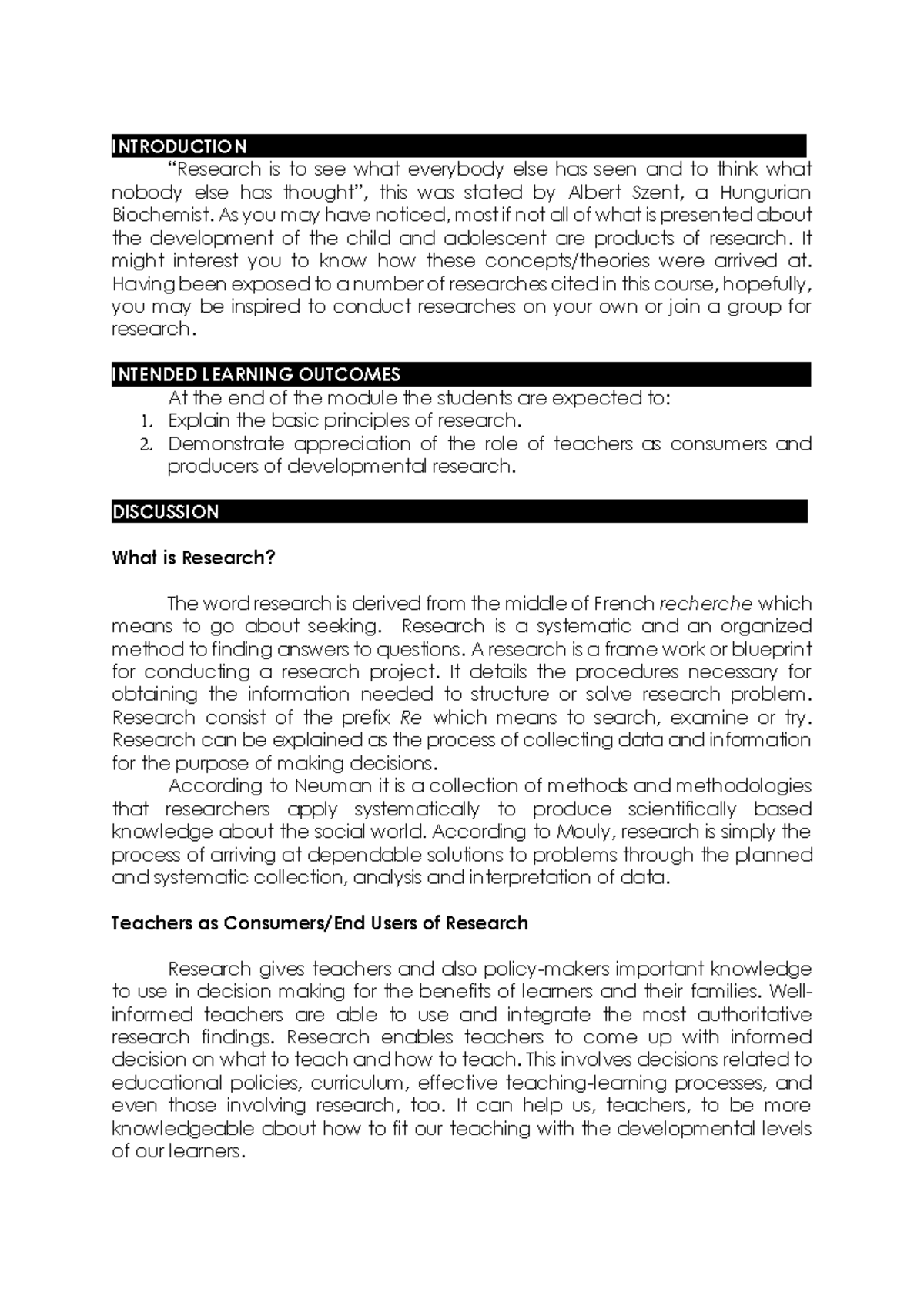 Module 3: Learning Principles for Child and Adolescent Development ...