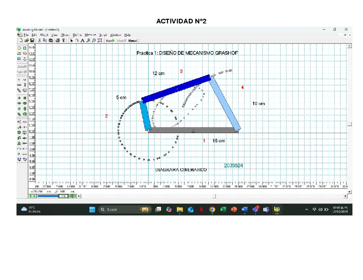 Act2-labdismec-2035524 - Estatica - ACTIVIDAD Working Model File Edit World View Object Define ...