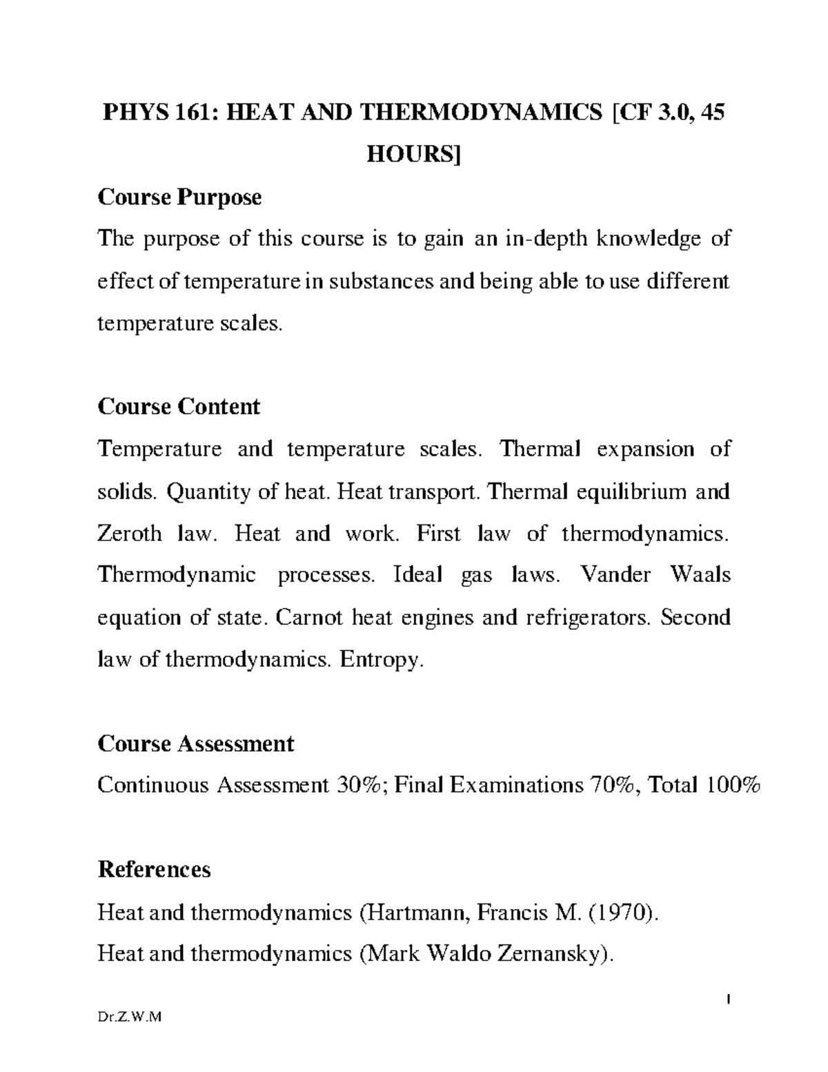 PHYS 161 Lecture Notes: Heat & Thermodynamics Overview - Studocu