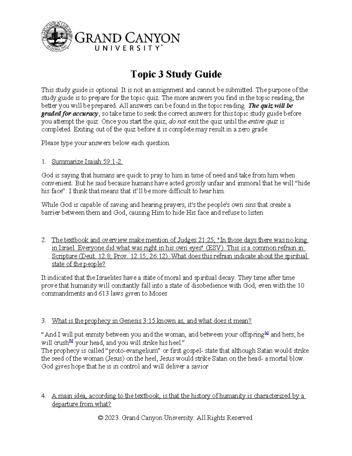 CWV 101 Topic 3 Quiz Study Guide: Key Concepts and Insights - Studocu