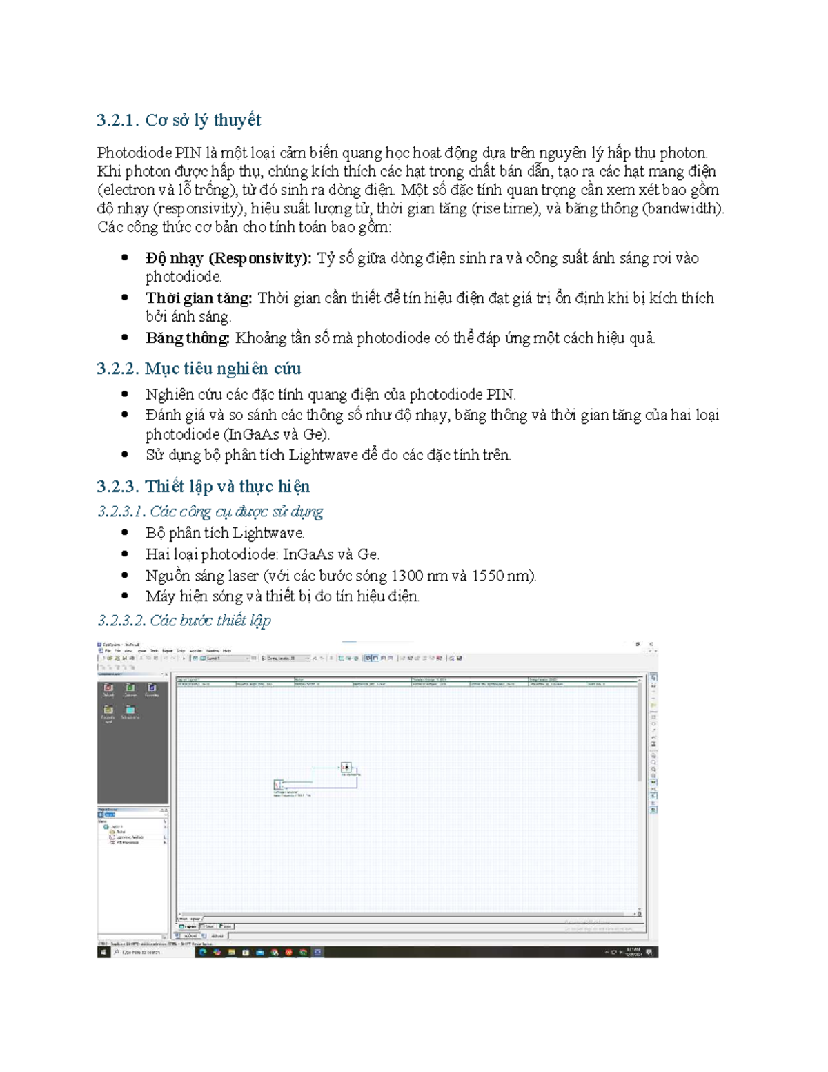 Báo cáo Lab 2: Đặc tính Quang Điện của Photodiode PIN (InGaAs & Ge ...