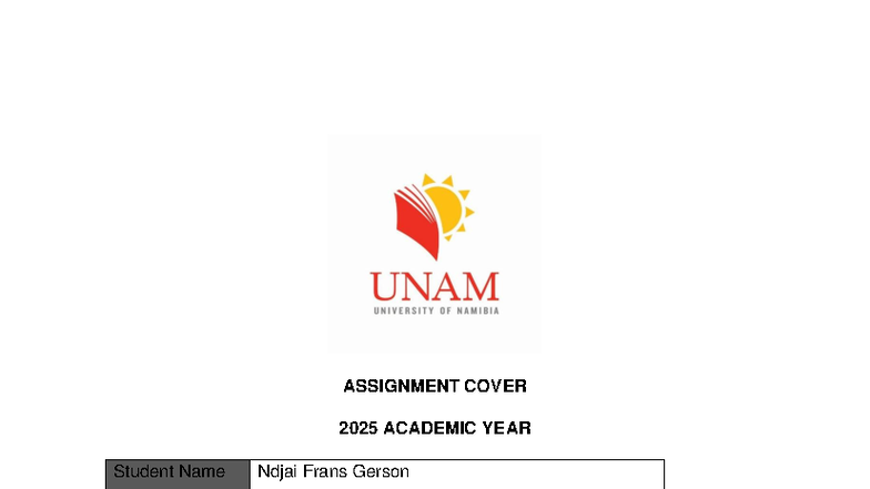 L3512BA Assignment 1: Customary vs Civil Marriage in Namibia - Studocu