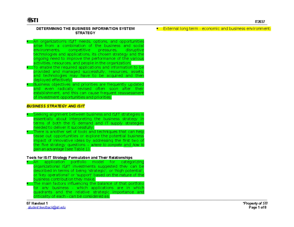 06 Lab Activity 1 - IP Addressing & Routing for BSC in IS - Studocu