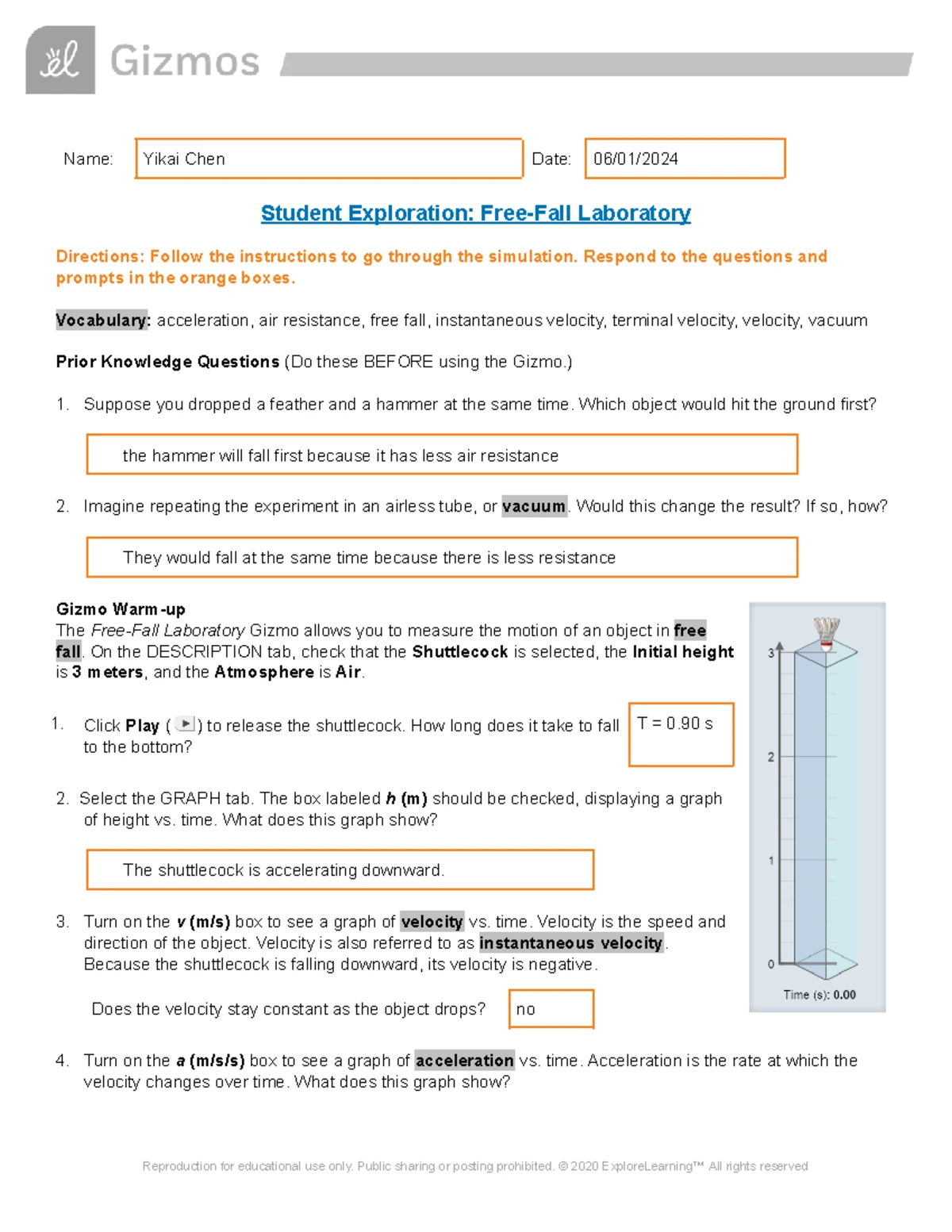 Final Exam: Moment of Inertia Lab (PHYS 101) Analysis and Experiments ...