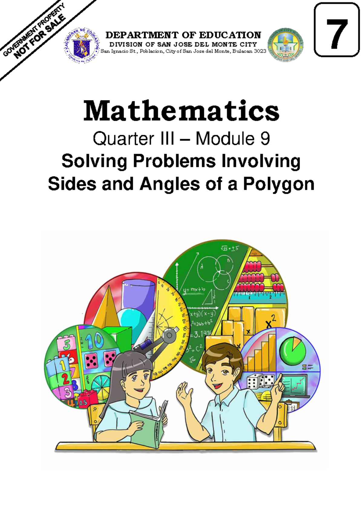 MATHEMATICS 7 Quarter 3 Module 9: Polygon Sides and Angles - Studocu