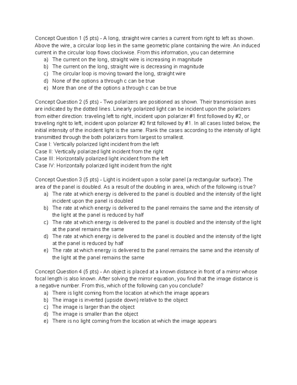 Exam 3 Answer Key - Physics Concepts & Problems (PHYS 101) - Studocu
