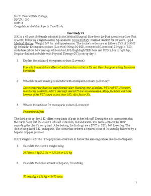 Concept MAP Siadh - Study guide from lecture notes. - Concept MAP ...