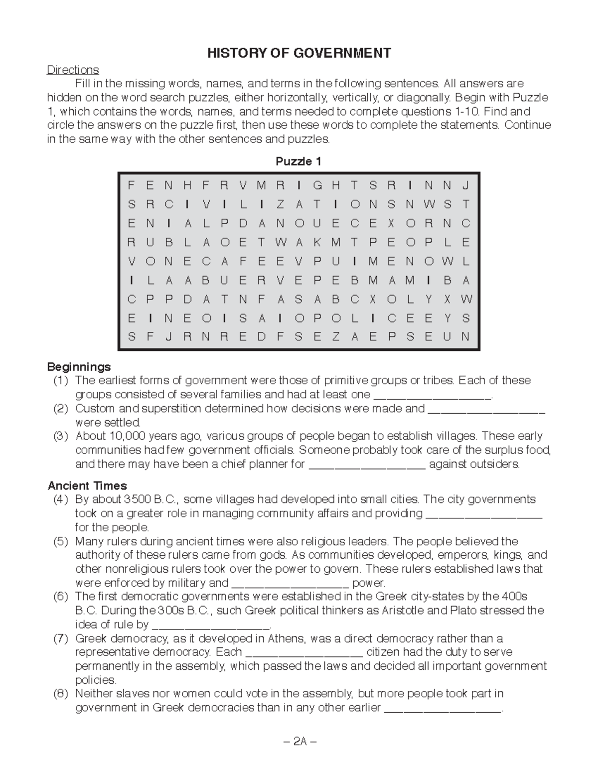 History of Government: Key Concepts, Terms, and Political Models ...