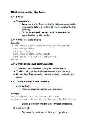 Typical UVM testbench architecture - This section outlines a ...