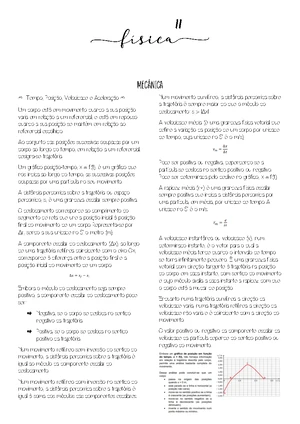 Formulário FQ-2025 - Tabela de Constantes e Fórmulas de Física - Studocu