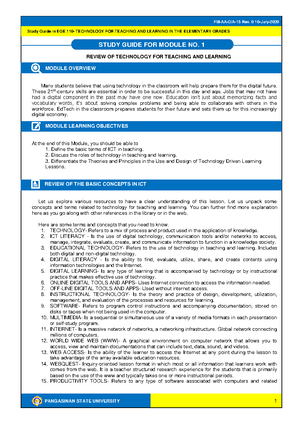 PROF ED 104 SG 4 - PROFED 104 - The Teacher as School Culture Catalyst ...
