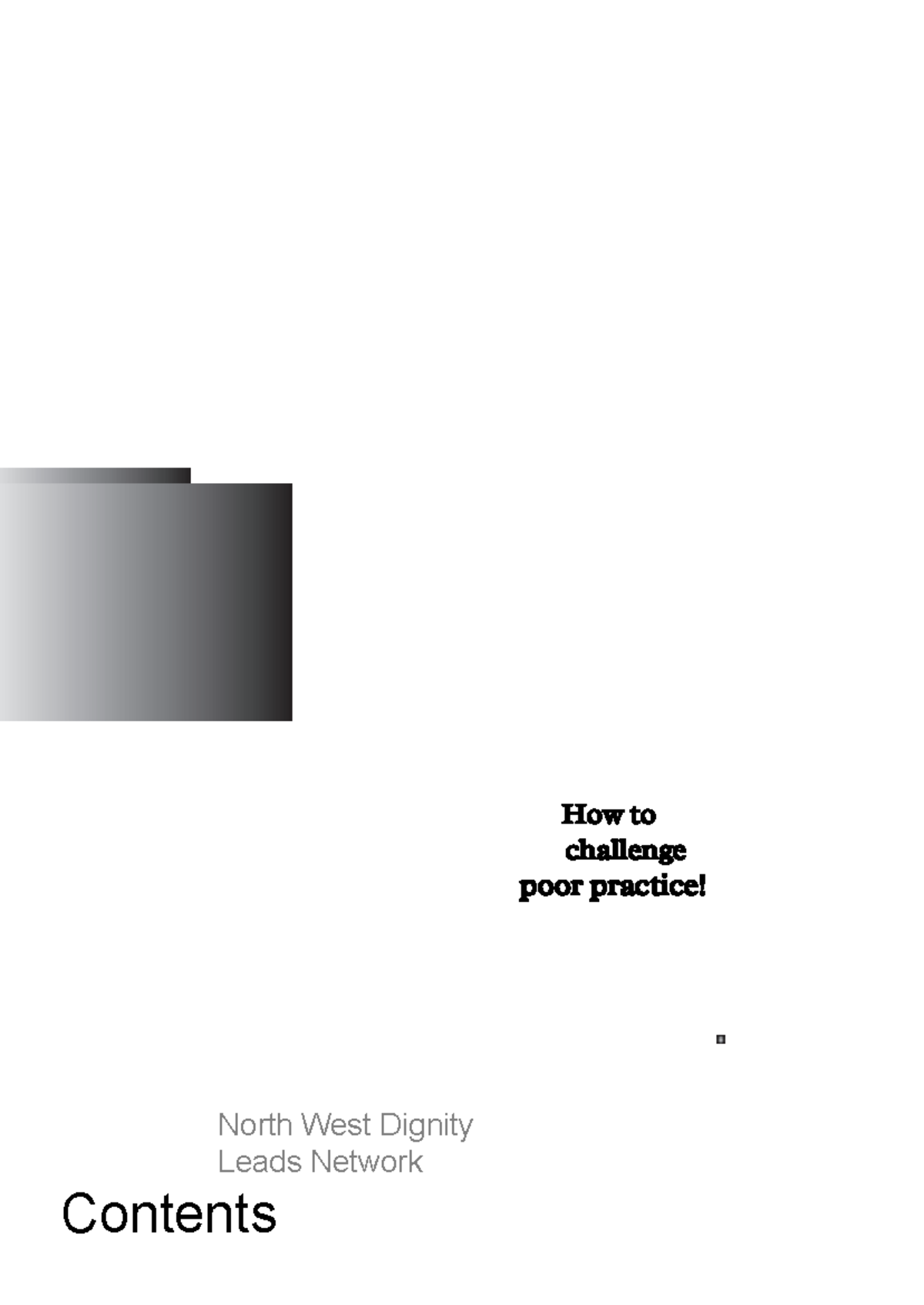 Challenging Poor Practice Training Module: 6 C's of Courage - Studocu