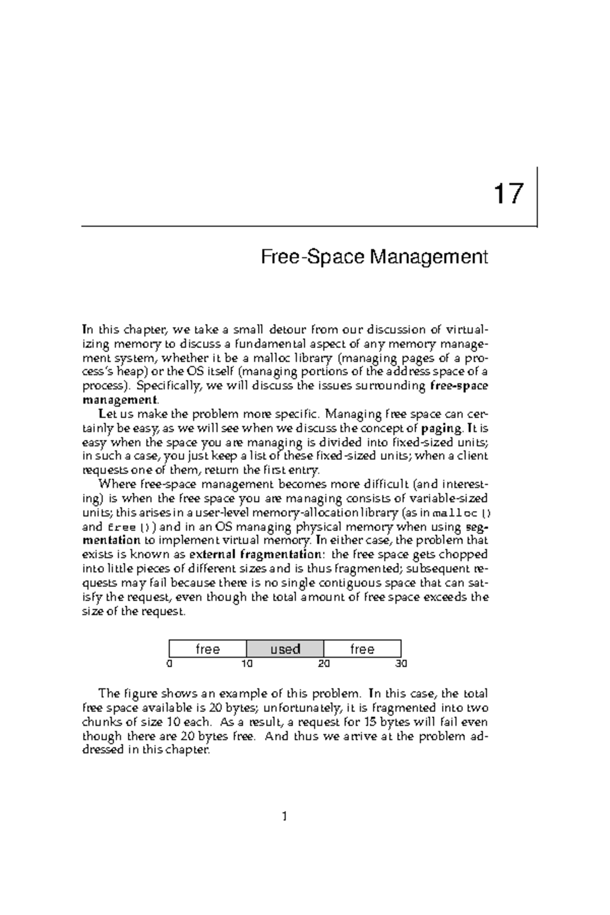 Free-Space Management Strategies in Operating Systems (CS 101) - 17 ...