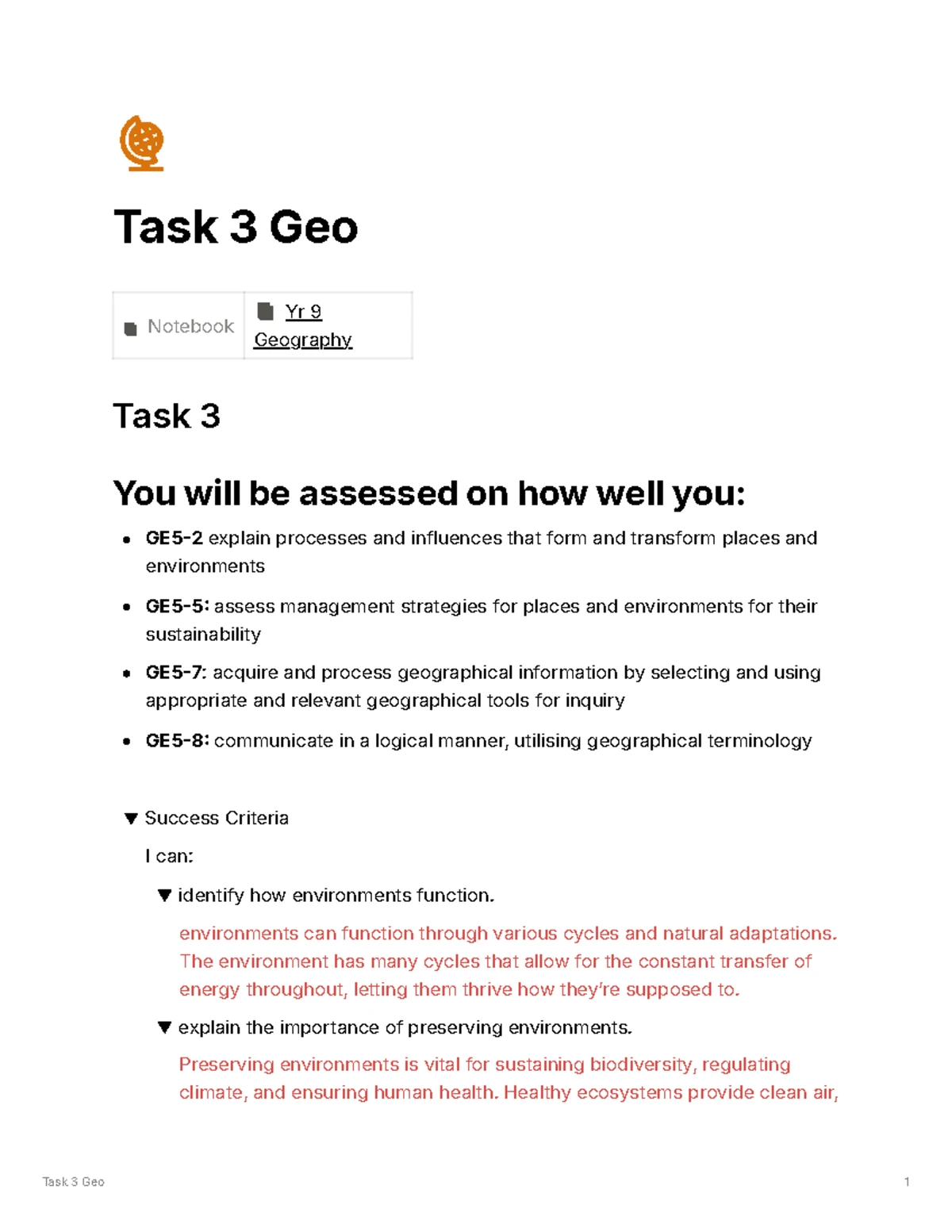 Year 9 Geography Skills Booklet: Maps, Climate & Topographic Skills ...
