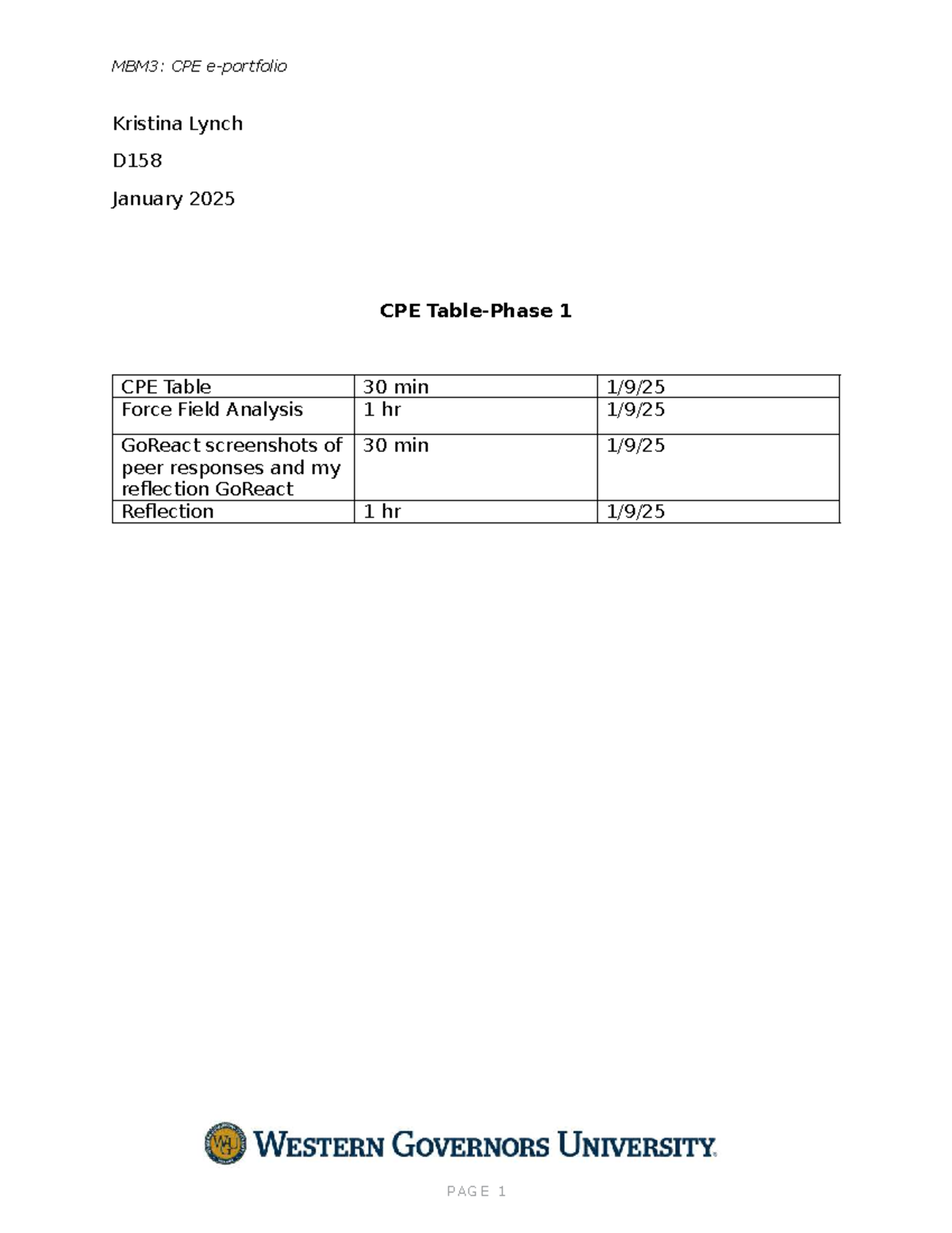 D-158 CPE 1 2025 - Okok - Kristina Lynch D January 2025 CPE Table-Phase ...