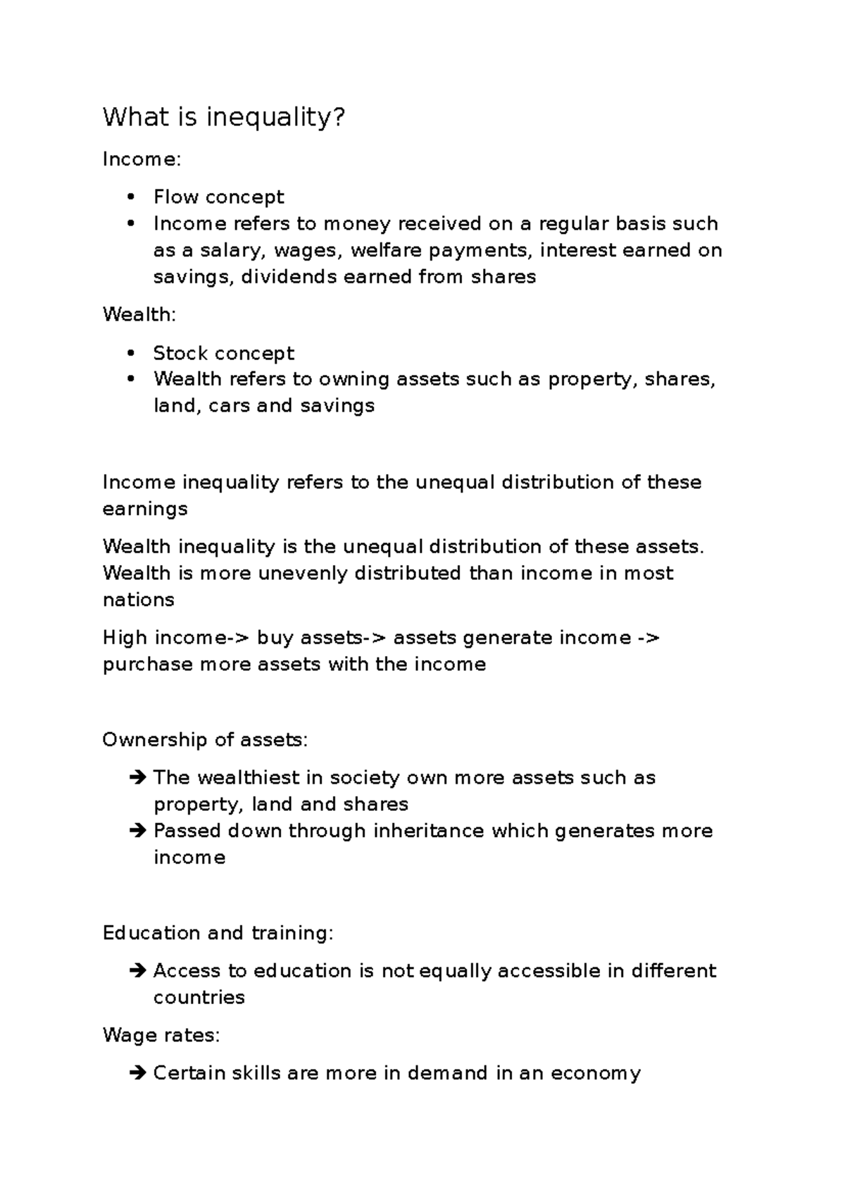 Understanding Inequality: Income and Wealth Disparities - Econ Notes ...
