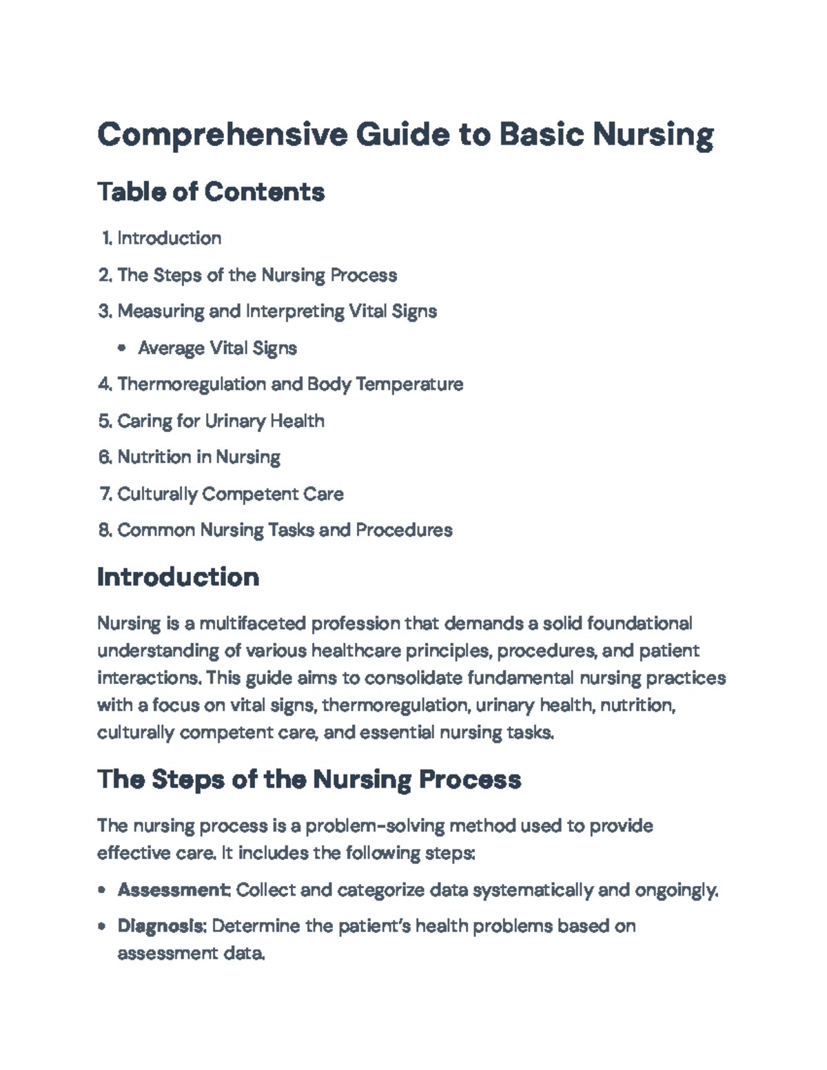 Basic Nursing Principles and Practices: A Comprehensive Guide ...