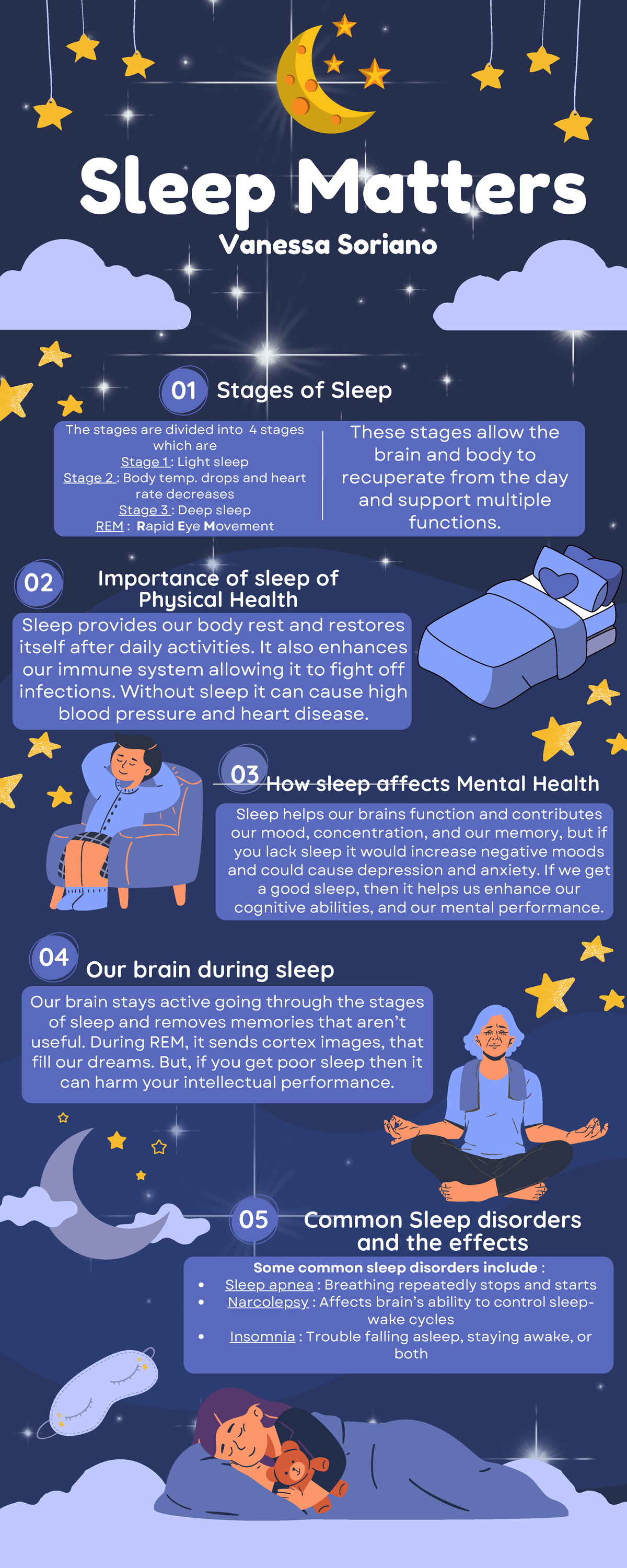 PSY 101: Infographic on Improving Sleep Quality and Stages - Studocu
