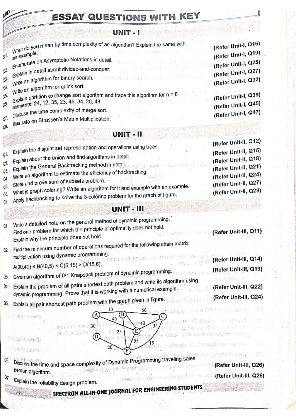 DAA Spectrum - Computer Science Engineering - Studocu