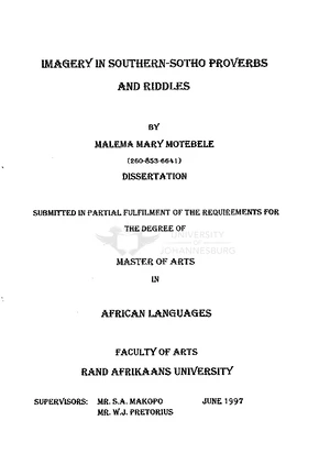 PDF Document - Sesotho home language proverbs and riddles - IMAGERY IN ...